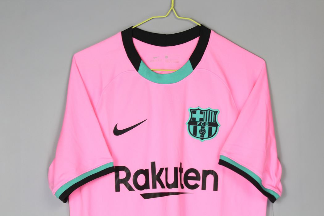 Nike FC BARCELONA SPAIN 2020 2021 THIRD FOOTBALL SHIRT JERSEY | Grailed