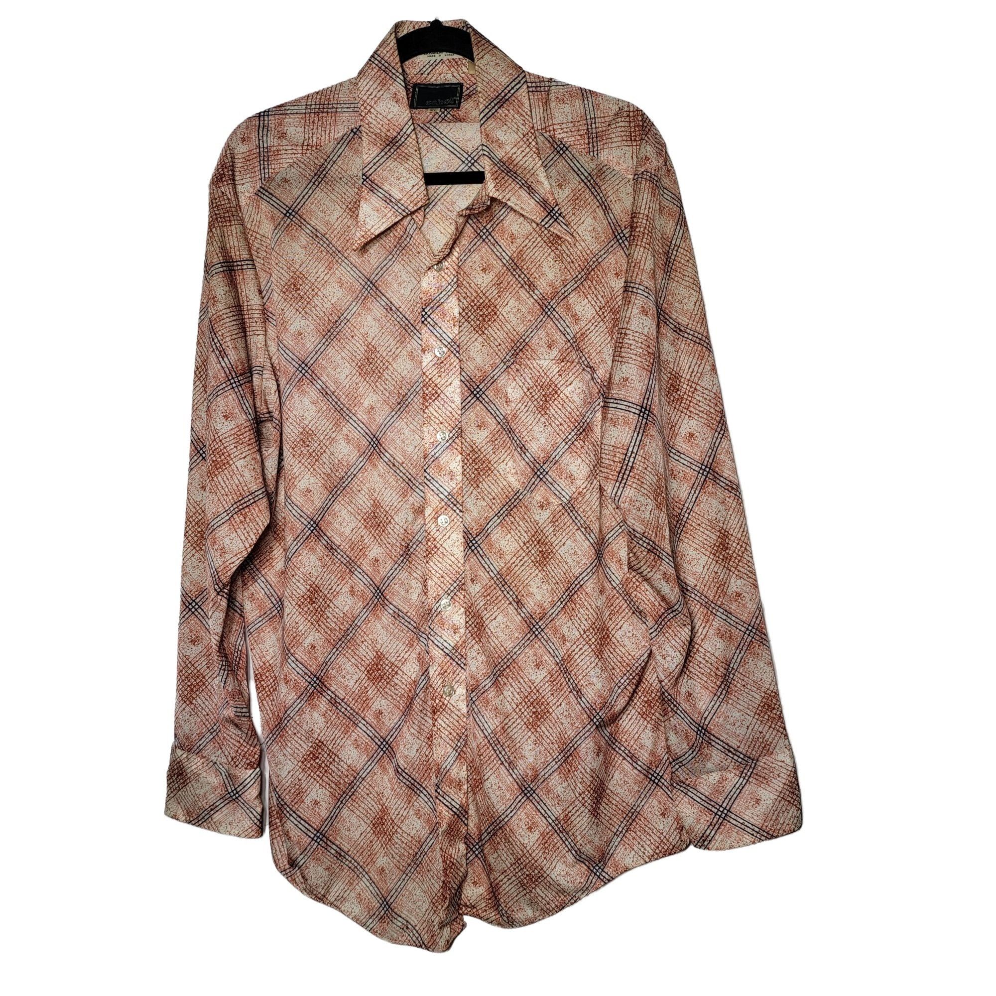 Vintage Vintage Cabot Permanent Press Plaid Button-Down Shirt XL | Grailed