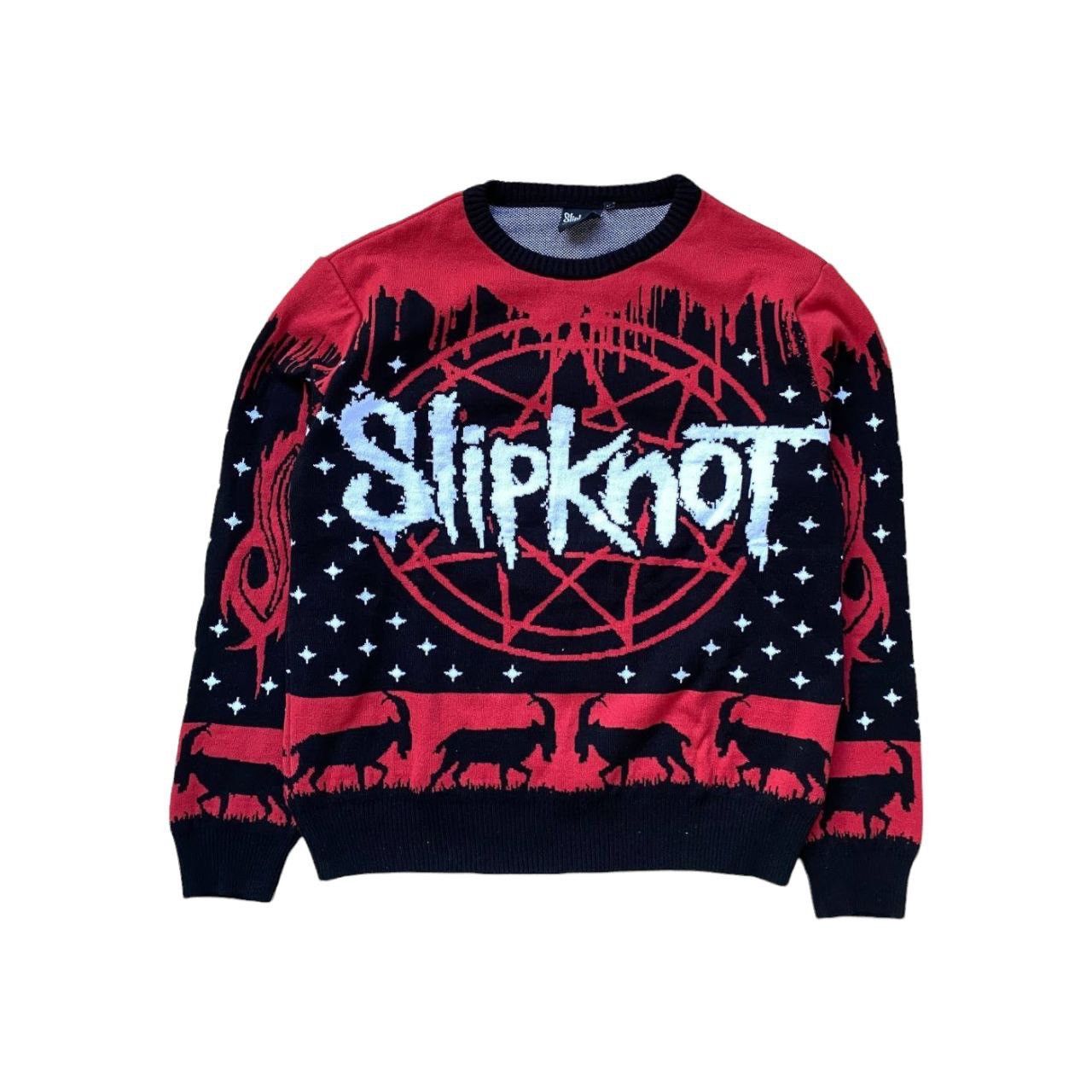 Slipknot × Streetwear × Vintage Vintage Slipknot Knit Sweater ...