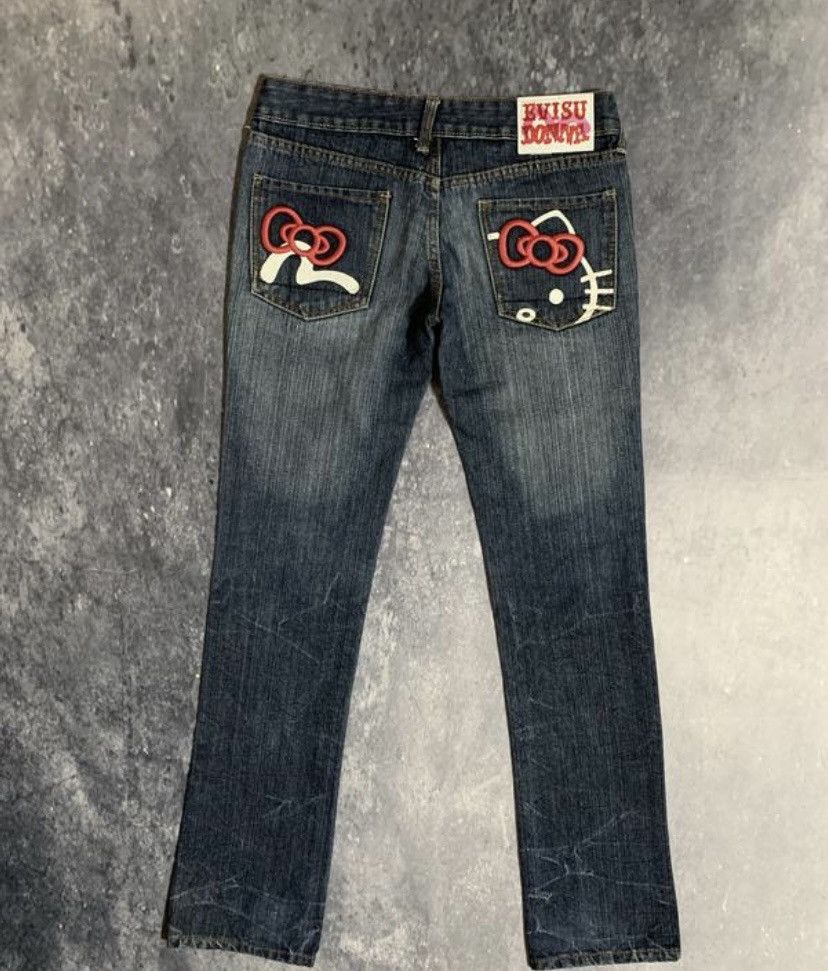 Evisu × Japanese Brand × Vintage Hello Kitty x Evisu Embroidered Denim ...