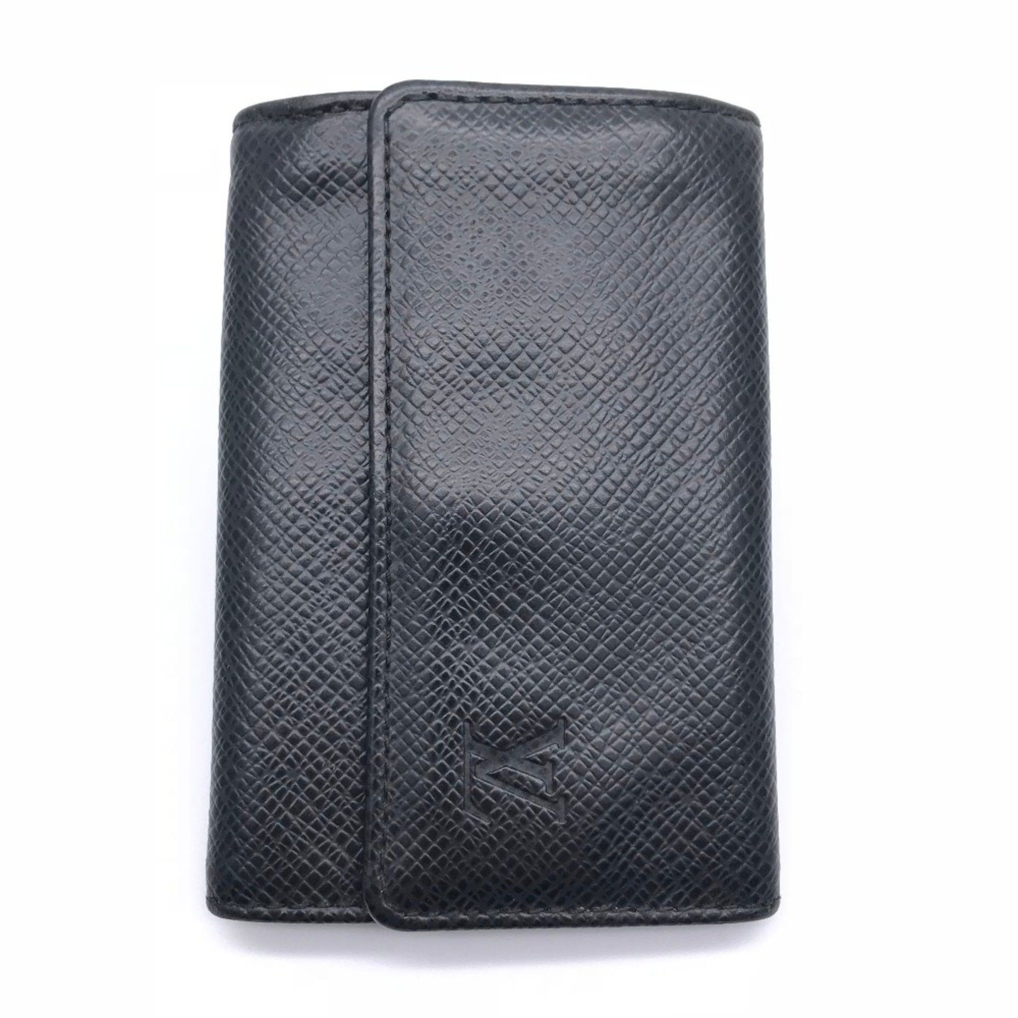 Louis Vuitton Louis Vuitton men's 6 key case M30500 Taiga Black | Grailed