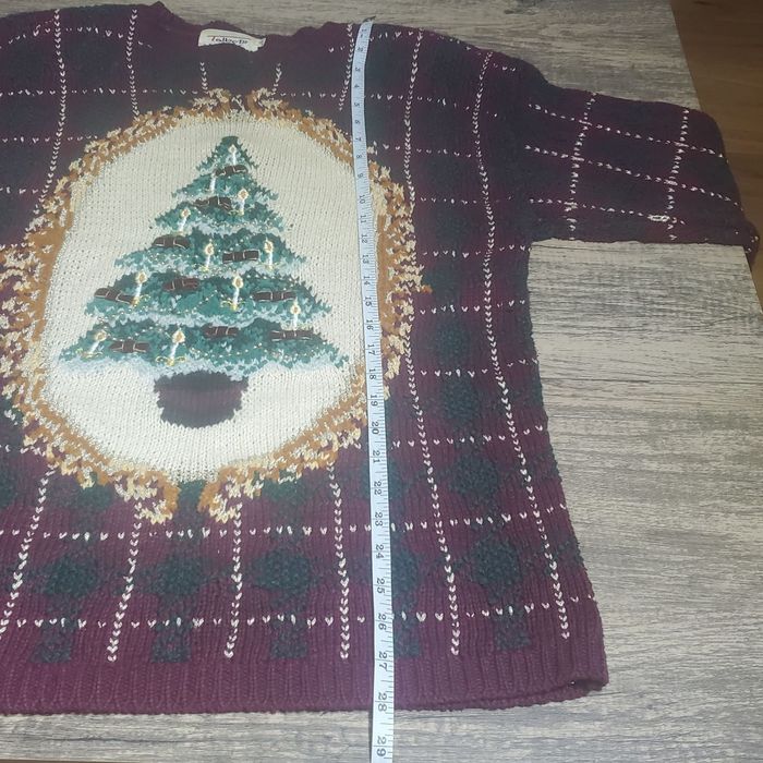 Vintage Vintage Talbots Christmas Tree Sweater Hand Knitted S | Grailed