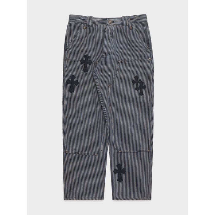 Chrome Hearts Cross Patch Carpenter Pants | Grailed