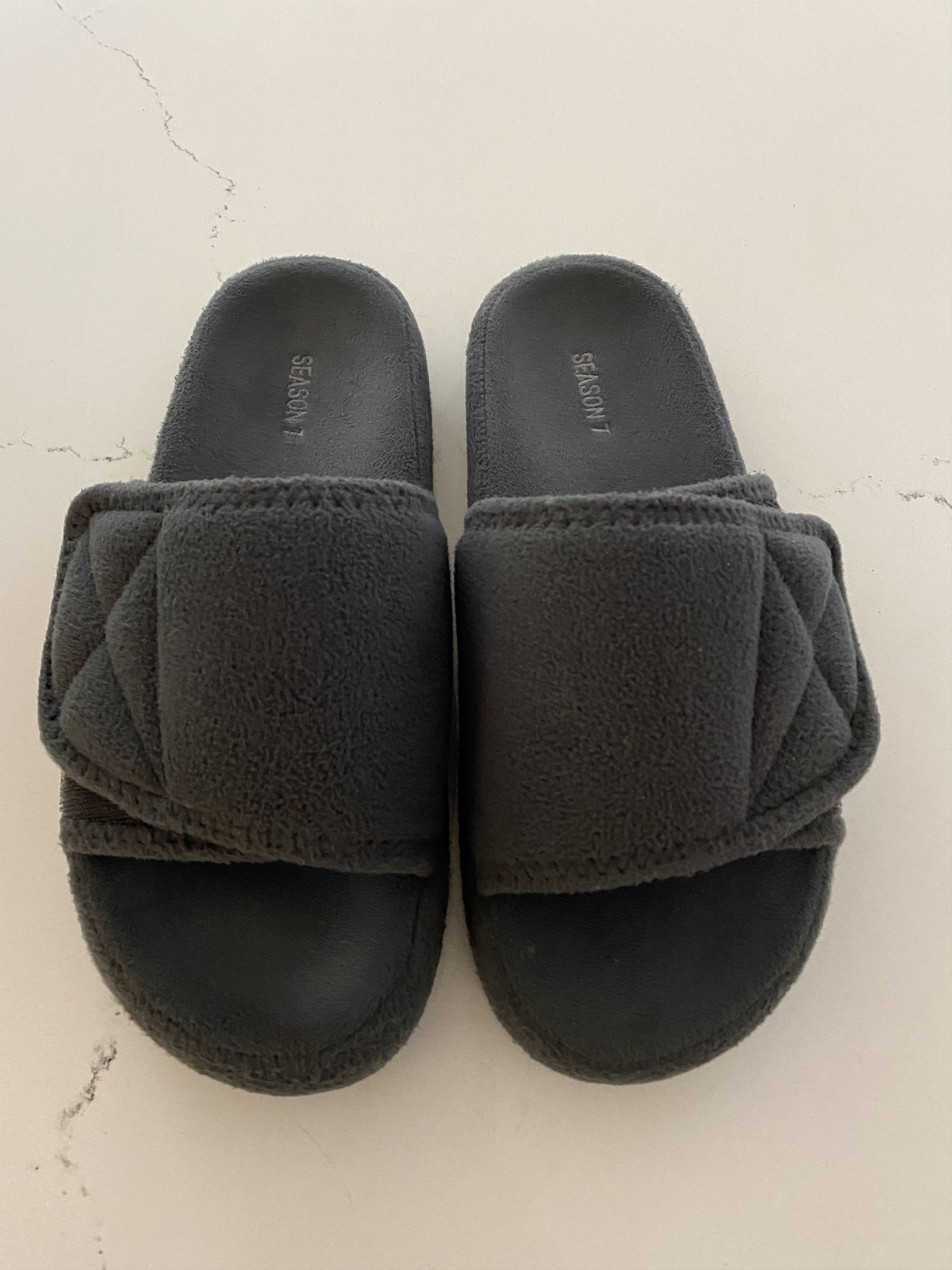 Yeezy Season Yeezy season 7 fleece slide | Grailed