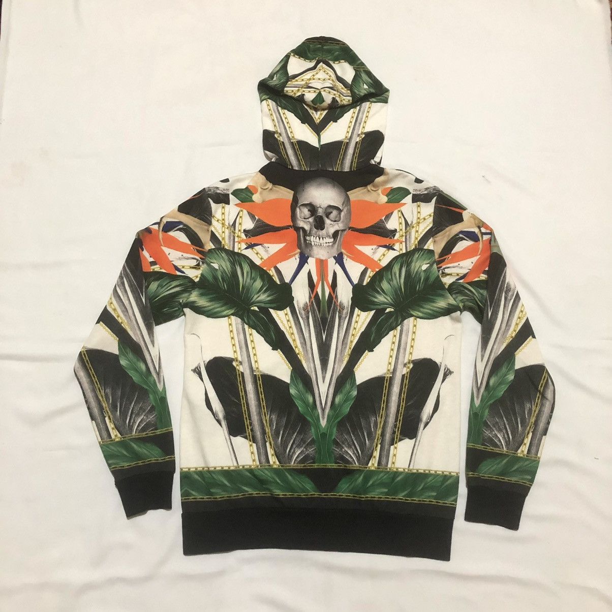 Zara RARE! Zara Skull Floral All Over Print Made Portugal | Grailed
