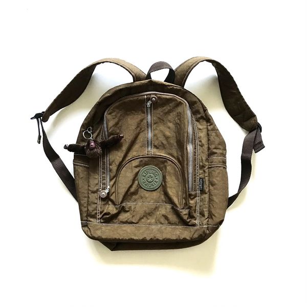 Vintage Vintage Brown Kipling Backpack With Keychain | Grailed