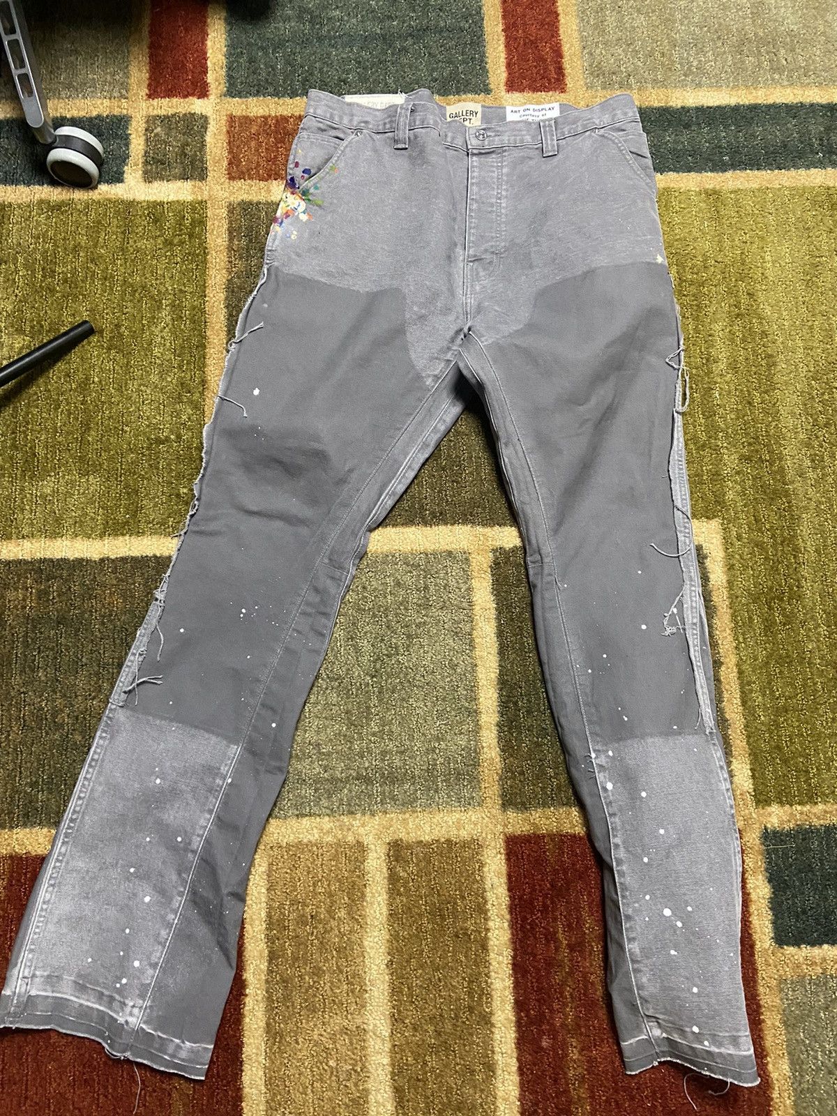 Gallery Dept. Grey gallery dept flare jeans | Grailed