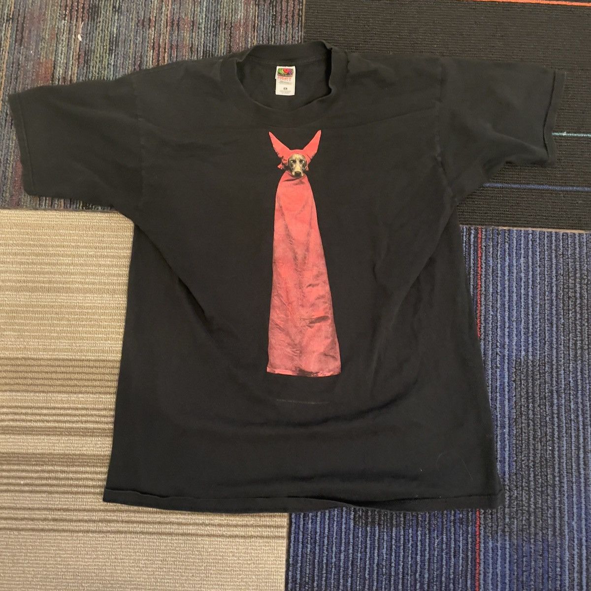 Streetwear × Vintage Insane William Wegman Devil Dog 1995 vintage art t ...