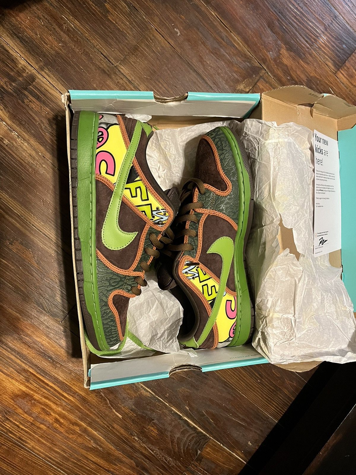 Nike De la soul dunks | Grailed