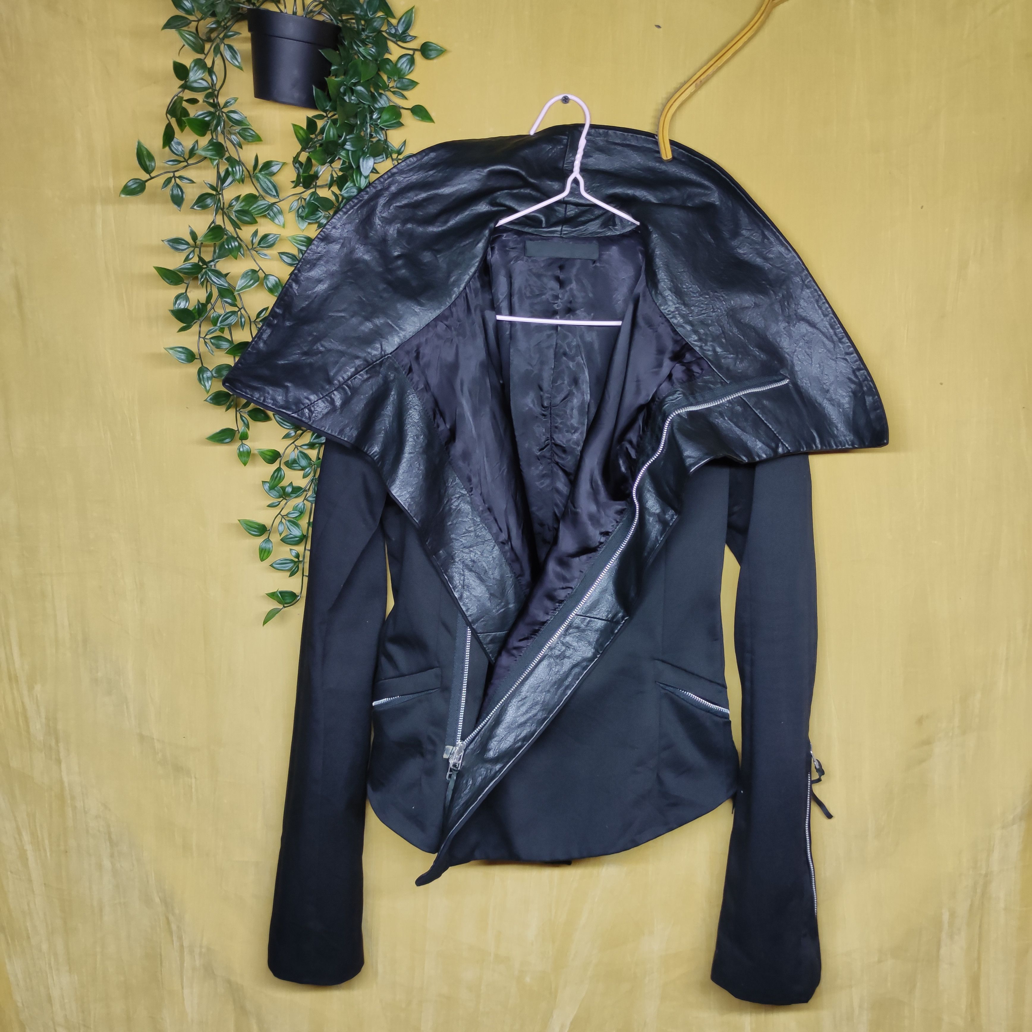 Avant Garde × Ekam Rare🔥Ekam Asymmetrical Leather Jacket | Grailed