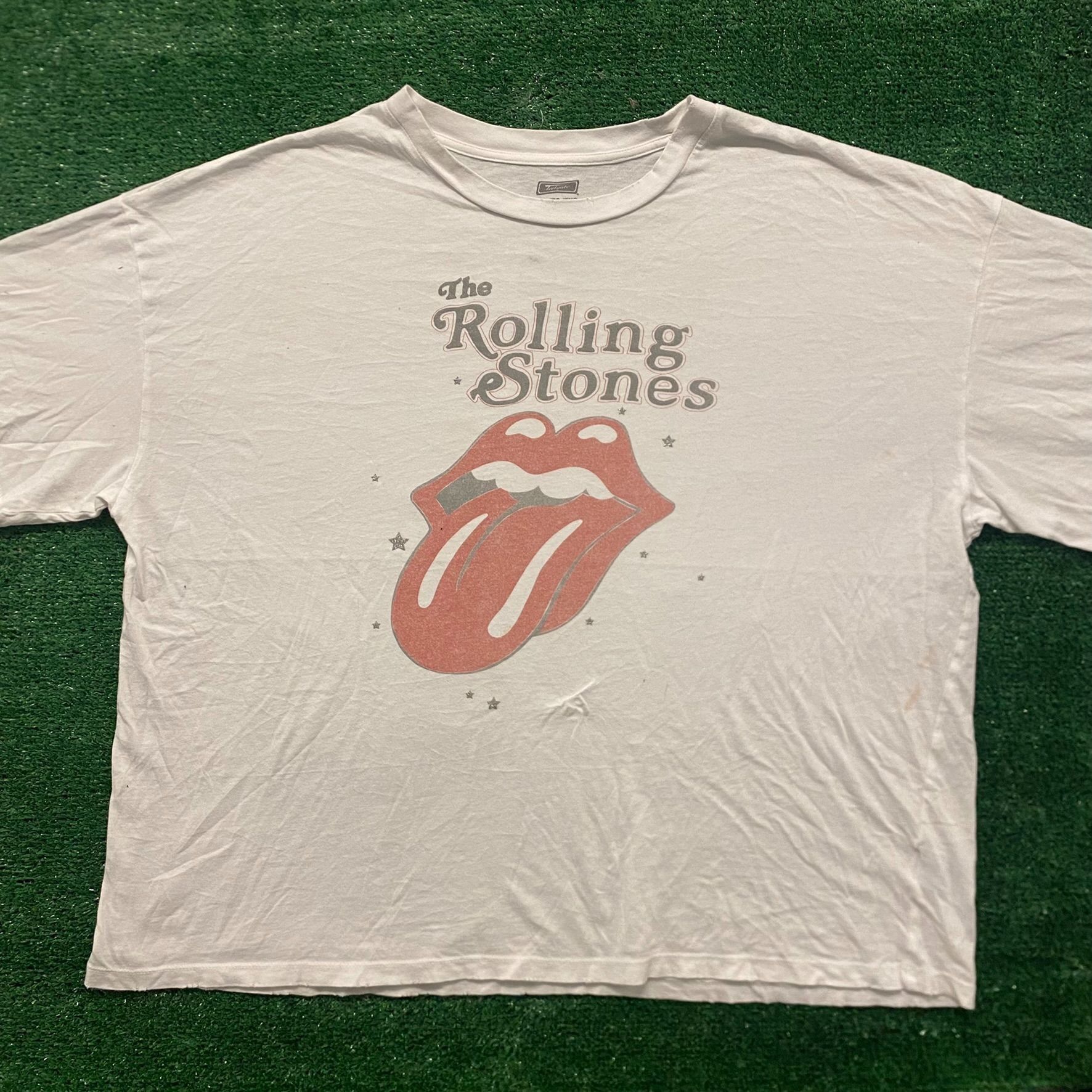 Vintage Rolling Stones Lips Rock Band T-Shirt | Grailed