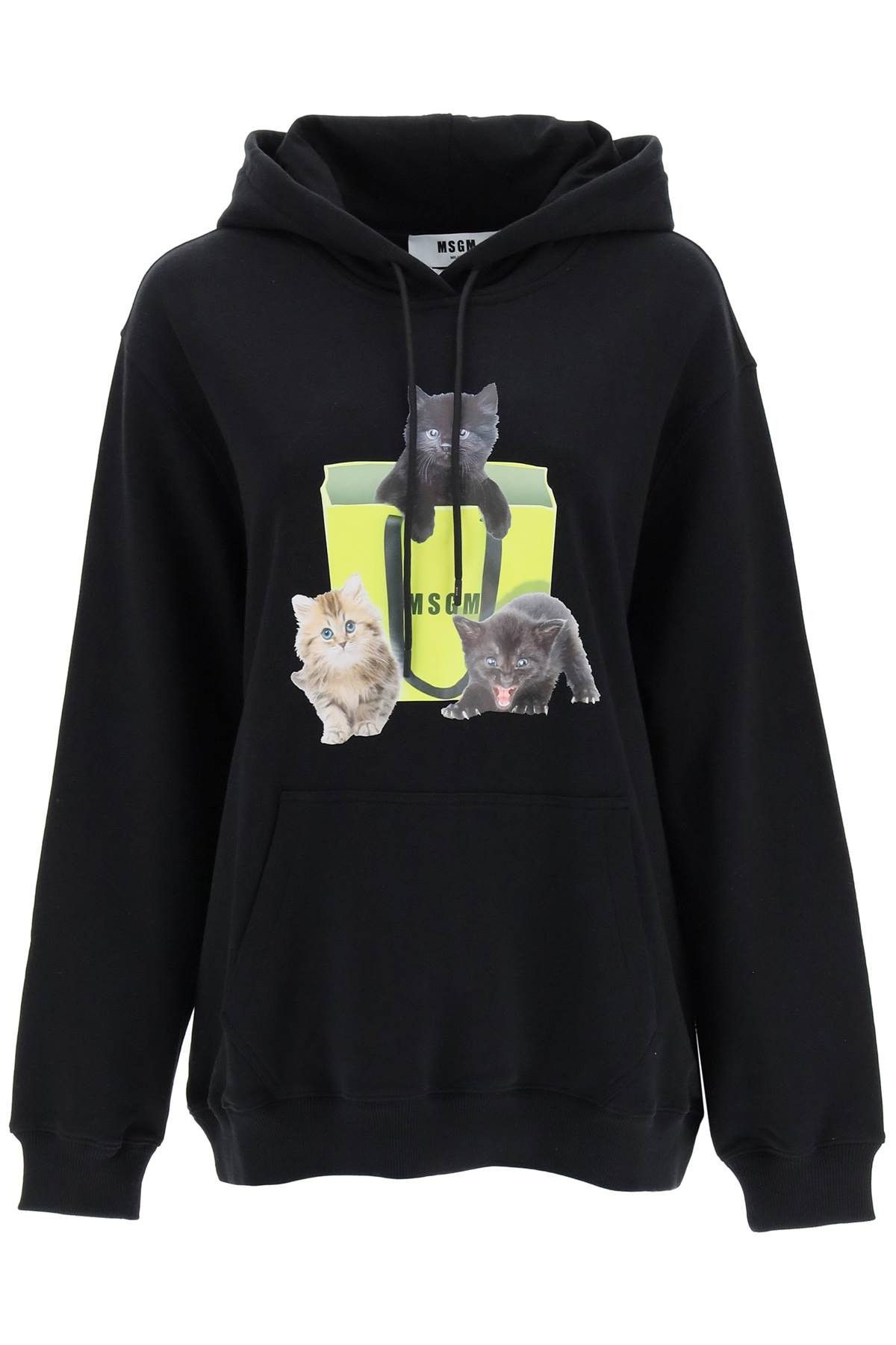 MSGM Msgm cat logo bag hoodie | Grailed
