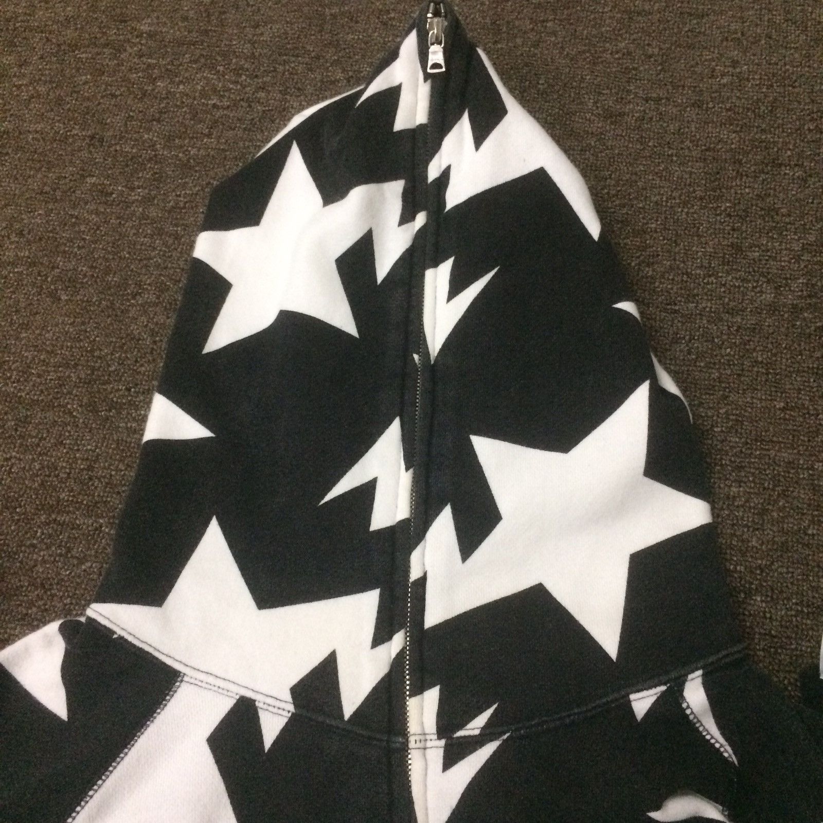Bape Rare!! Bathing Apes Star BAPE full zipper Sweater Jacket with ...