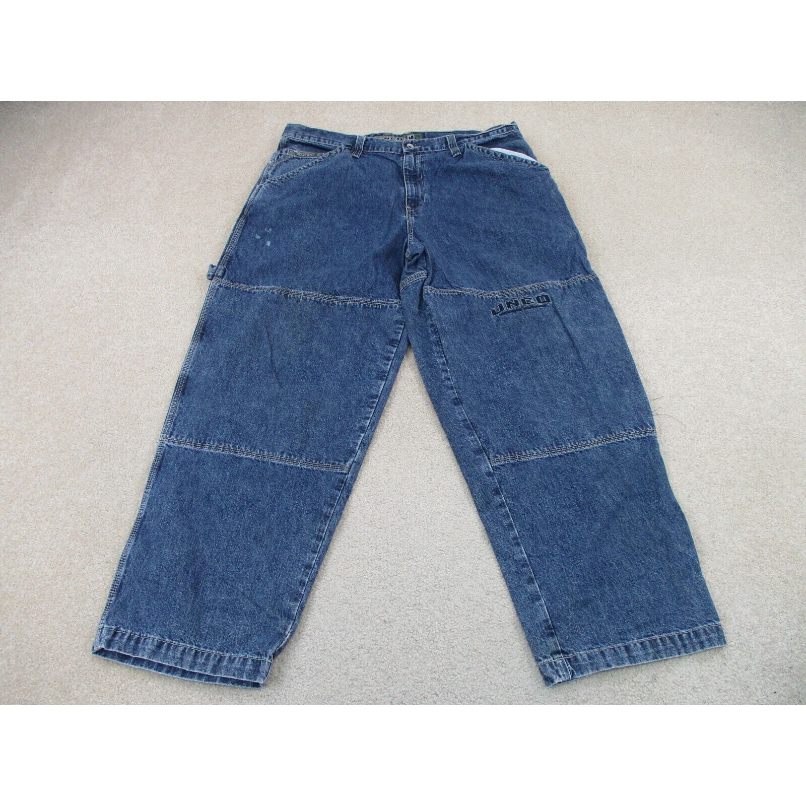 JNCO VINTAGE JNCO Jeans Mens 40 Blue Denim Casual Pockets Gruff Pants ...