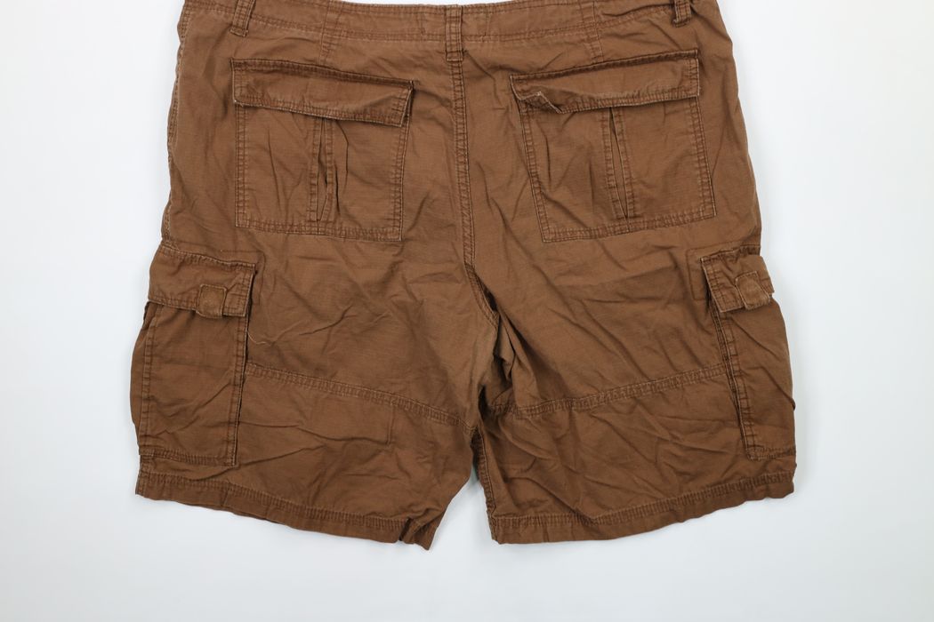 Vintage Vintage Ocean Pacific OP Ripstop Baggy Cargo Shorts Brown | Grailed