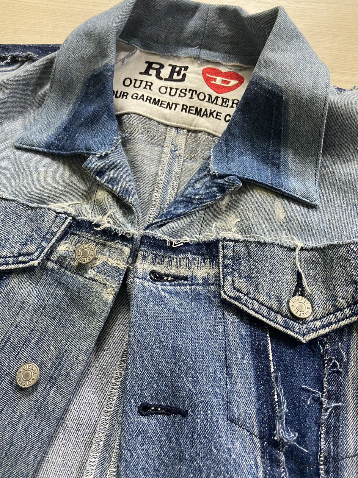 Diesel S Diesel X Readymade vintage Reworked denim jacket | Grailed