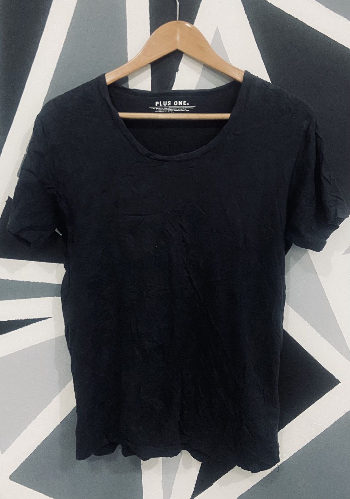 Streetwear Basic Tee Plus One Clothing- Black Colour | Grailed