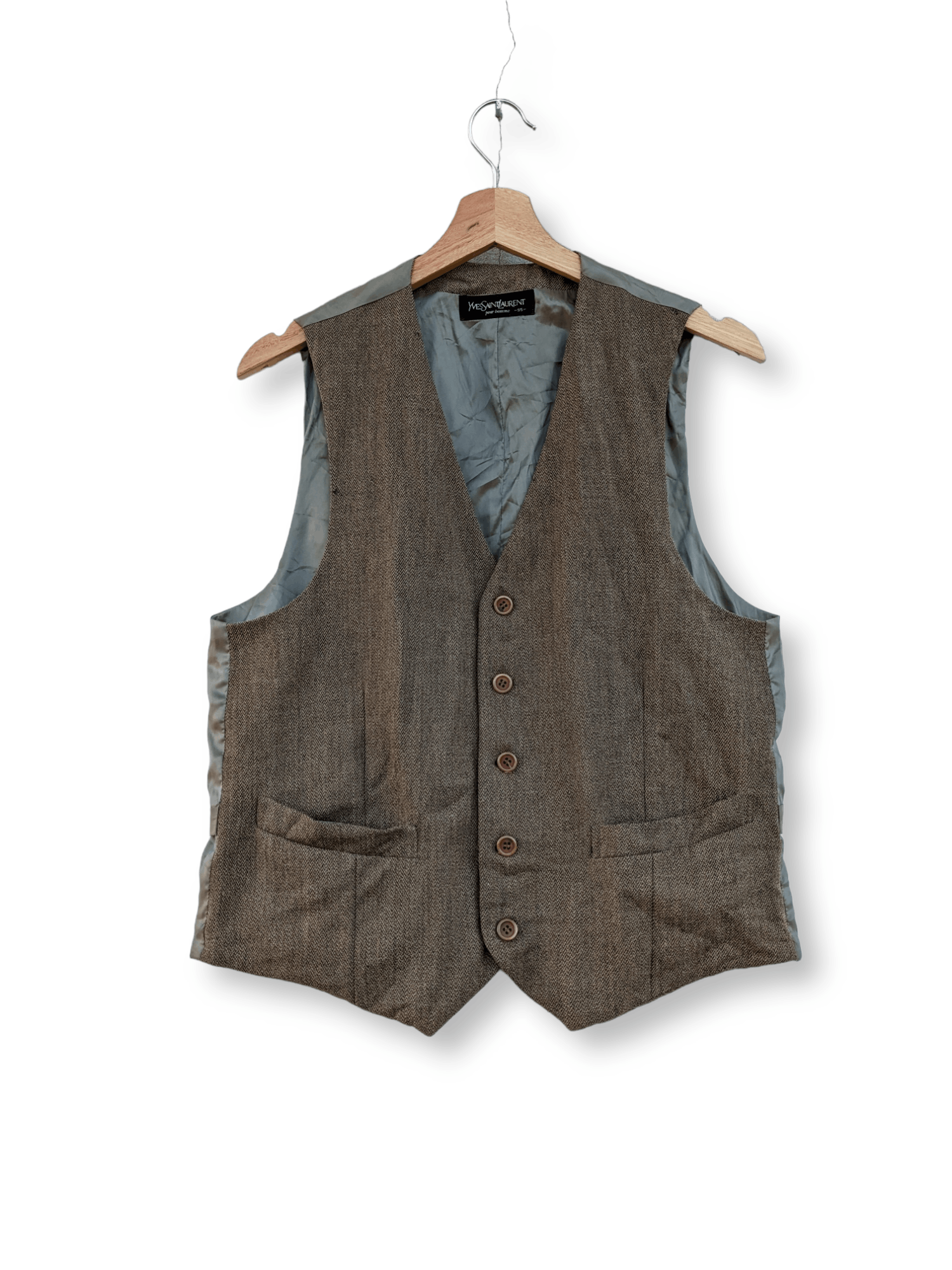 Ysl Pour Homme × Yves Saint Laurent Yves Saint Laurent YSL Luxury Vest ...