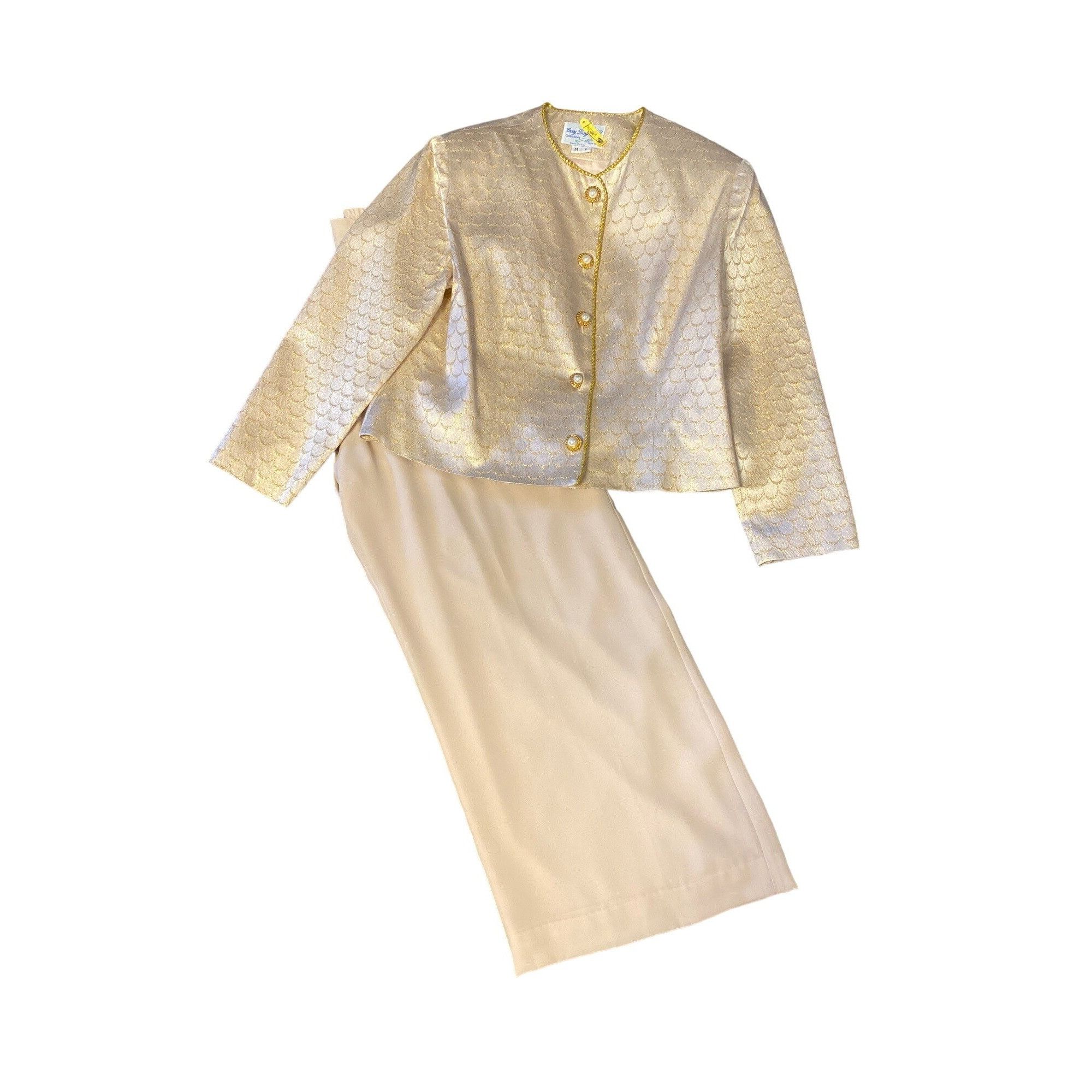 Vintage VINTAGE 80'S GARY BOYER FORMAL PANTSUIT SZ 14P/M | Grailed