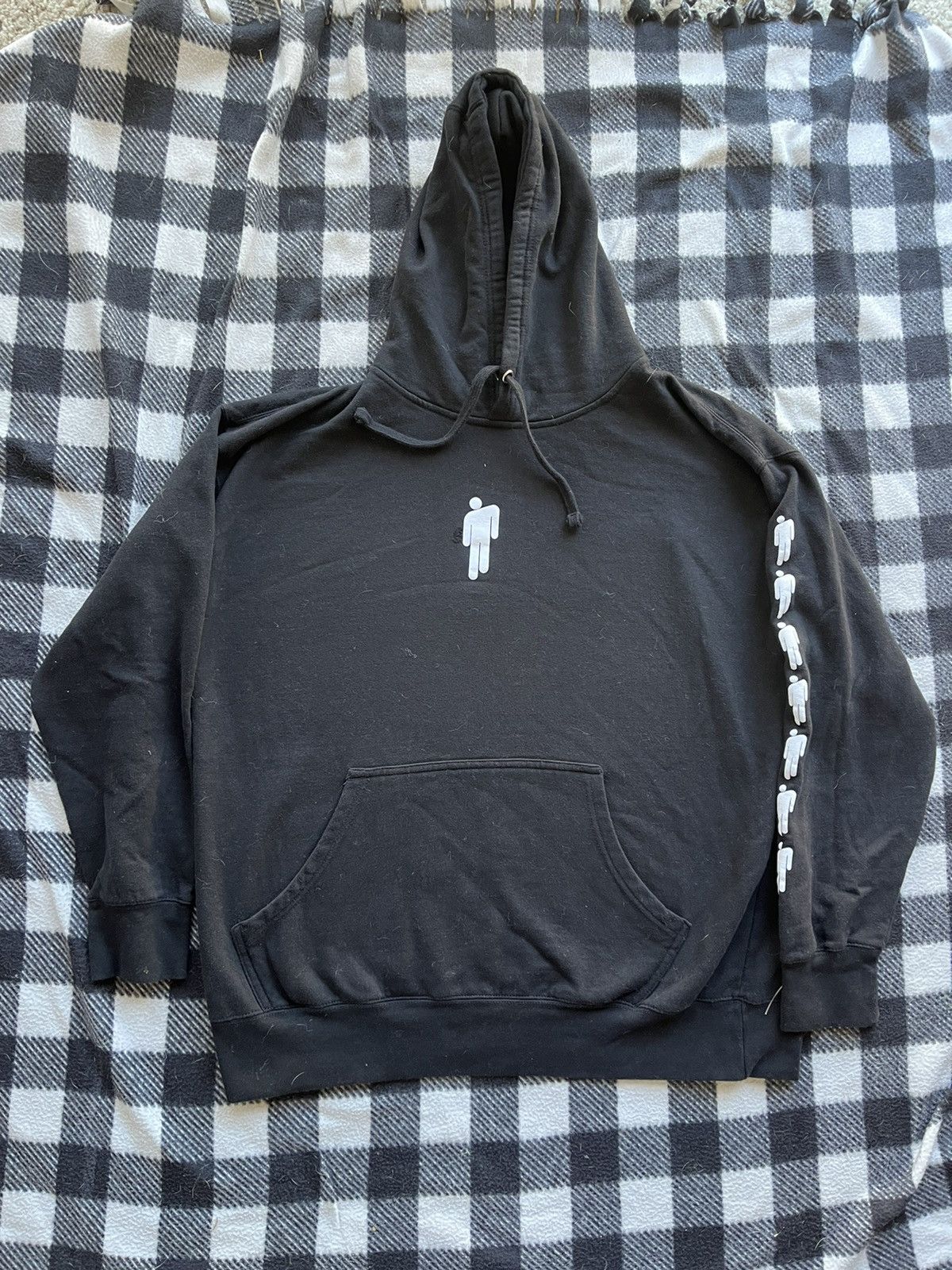 Rude Hot Topic Billie Eilish Black White Blohsh Hot Topic Hoodie