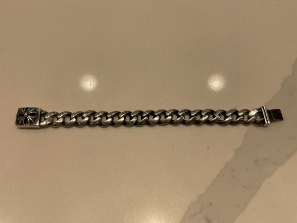 Chrome Hearts Chrome Hearts Floral Cuban Bracelet | Grailed