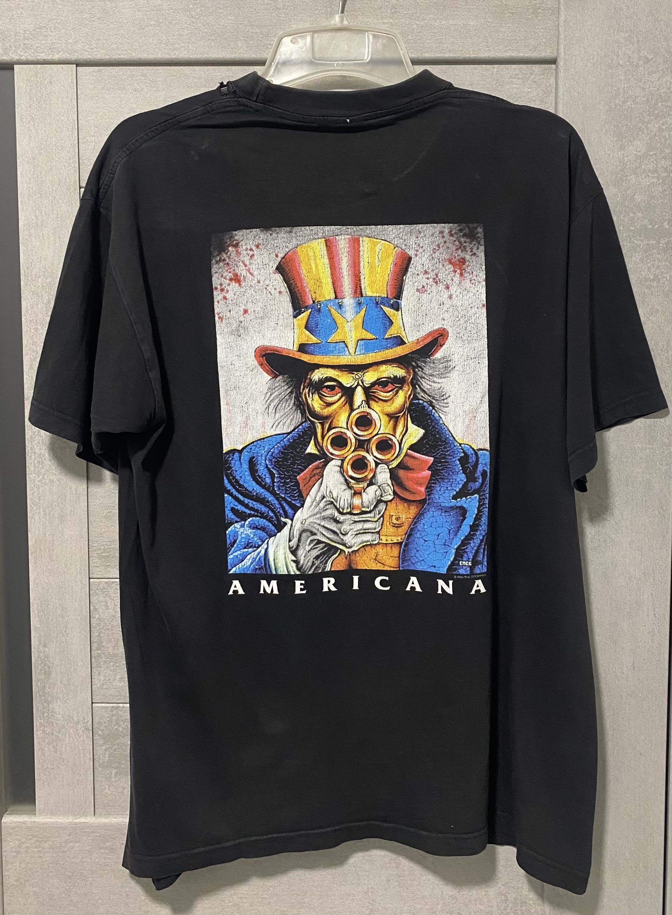 Band Tees × Rock T Shirt × Vintage Vintage 1999 The Offspring Americana ...