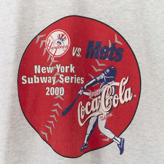 Vintage 2000 Subway Series New York Mets Yankees Coca Cola T-Shirt ...