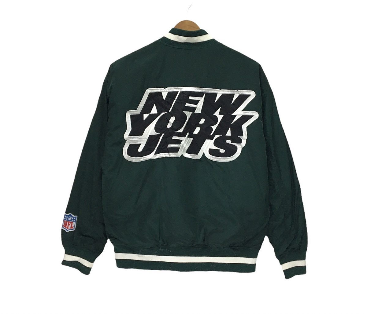 Sports Specialties New York Jets NFL BigLogo Bomber Jacket | Grailed