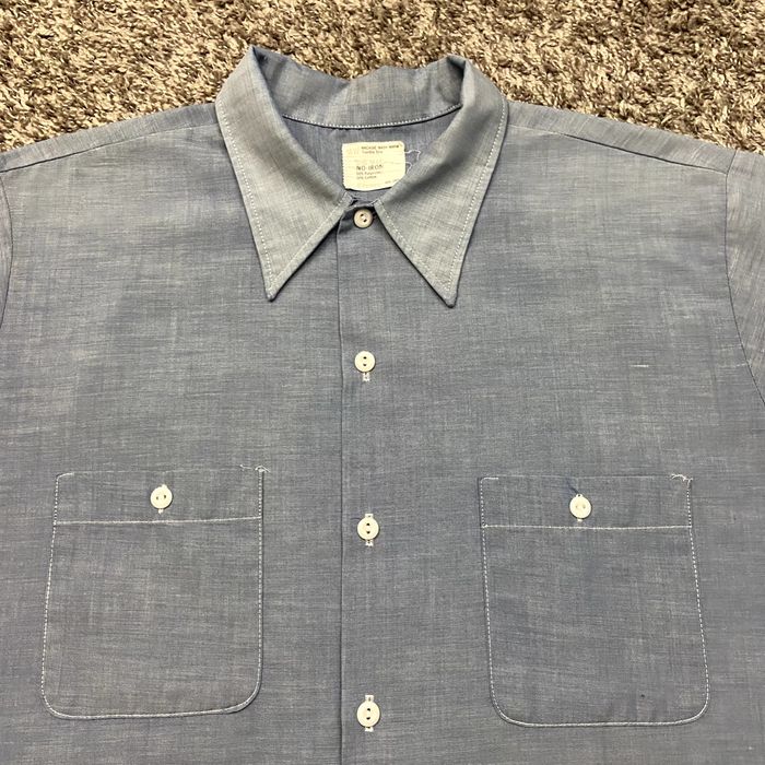 Vintage Vintage 50s Chambray Shirt Big Mac Button Down Boxy Fit XL ...