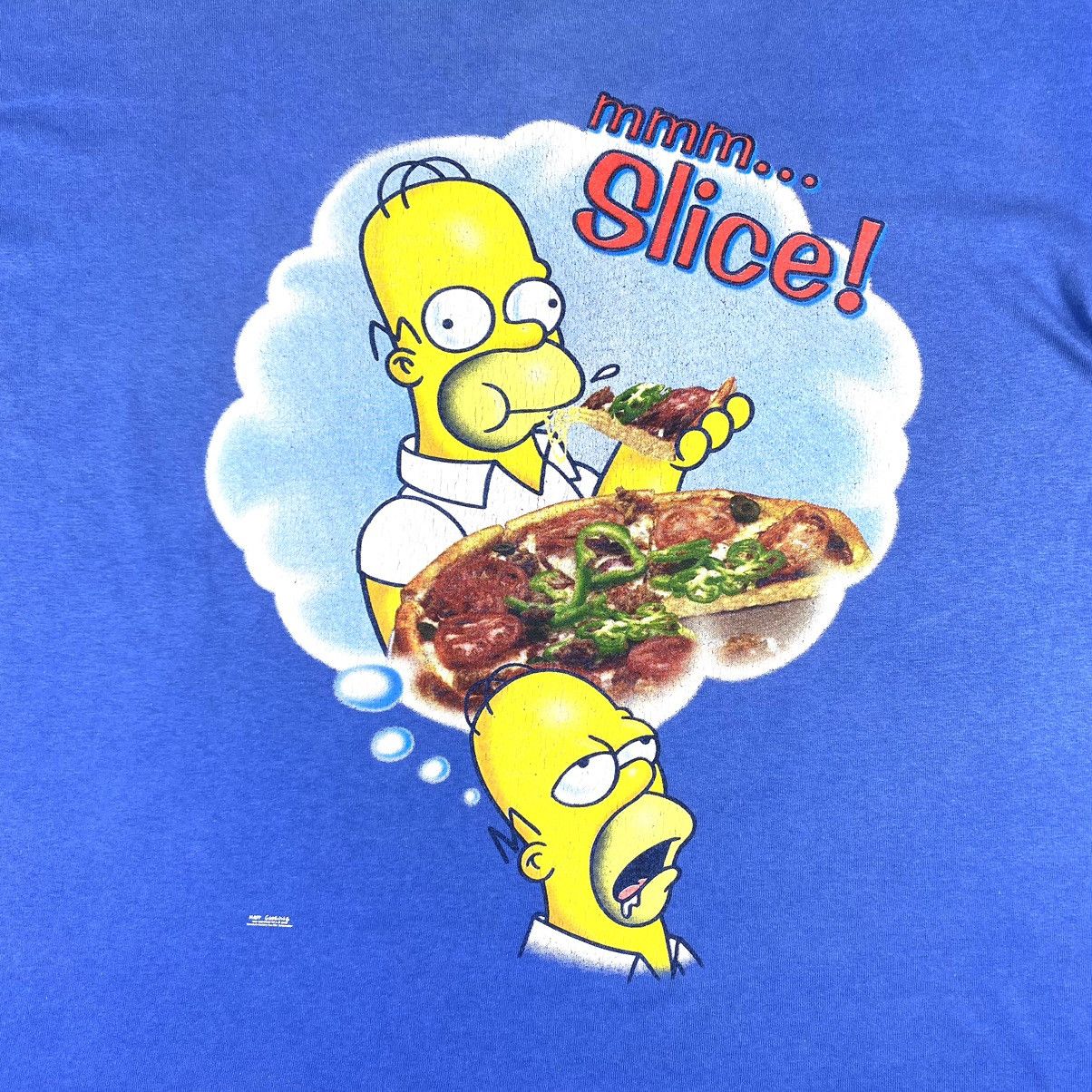 Vintage 00’s Vintage The Simpsons Hot-Dog Slice Archive T Shirt | Grailed