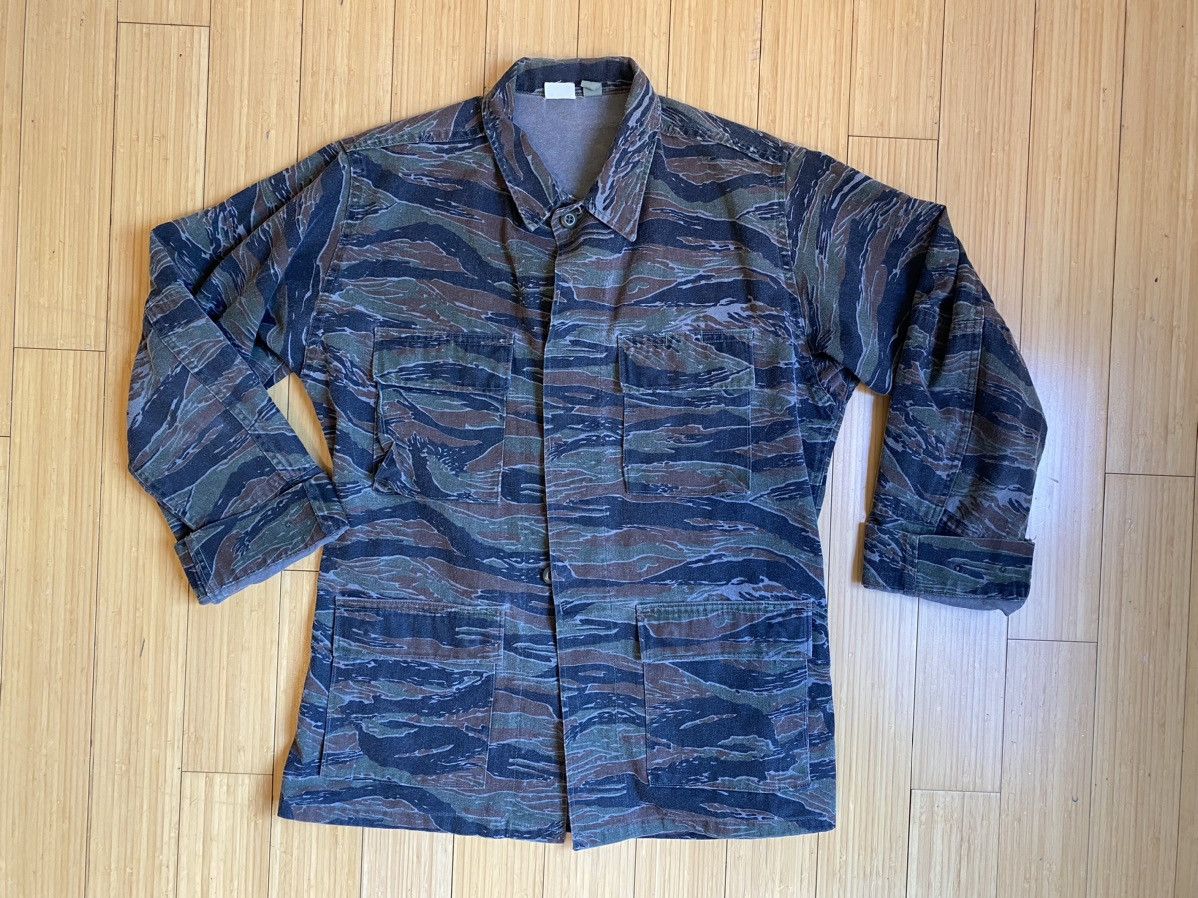 Military × Vintage Vintage Tiger Camo Military Jacket | Grailed