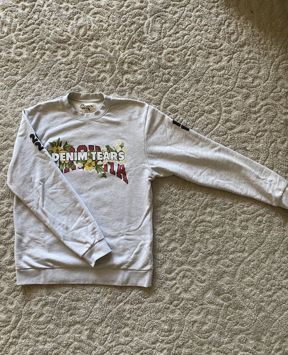 DENIM TEARS Virginia Denim Tears Sweater White | Grailed