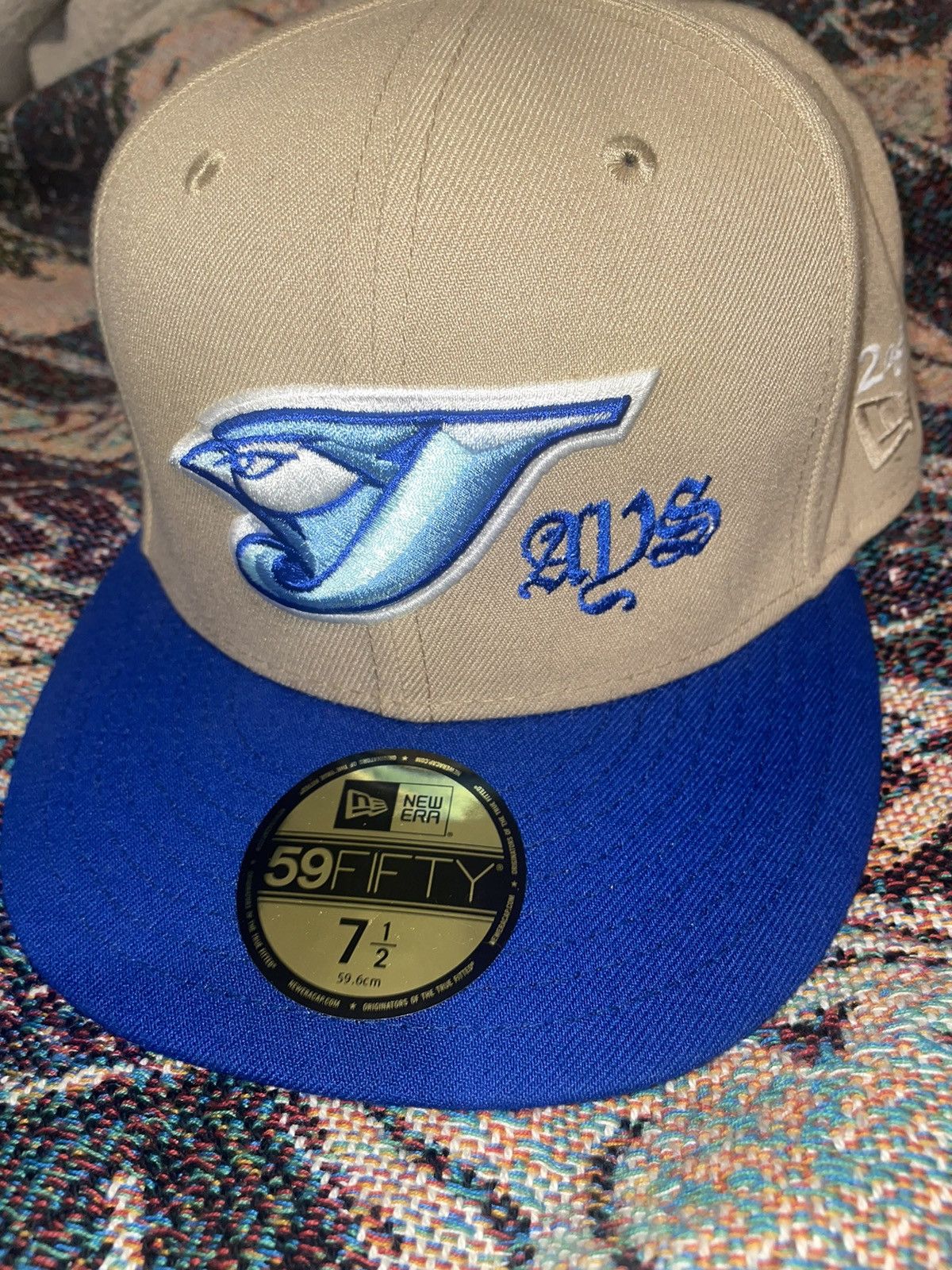 New Era Lord fubu 2 tone Toronto Blue Jays fitted hat | Grailed