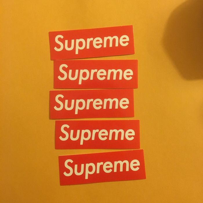 Supreme 5 Mini Supreme Sticker | Grailed