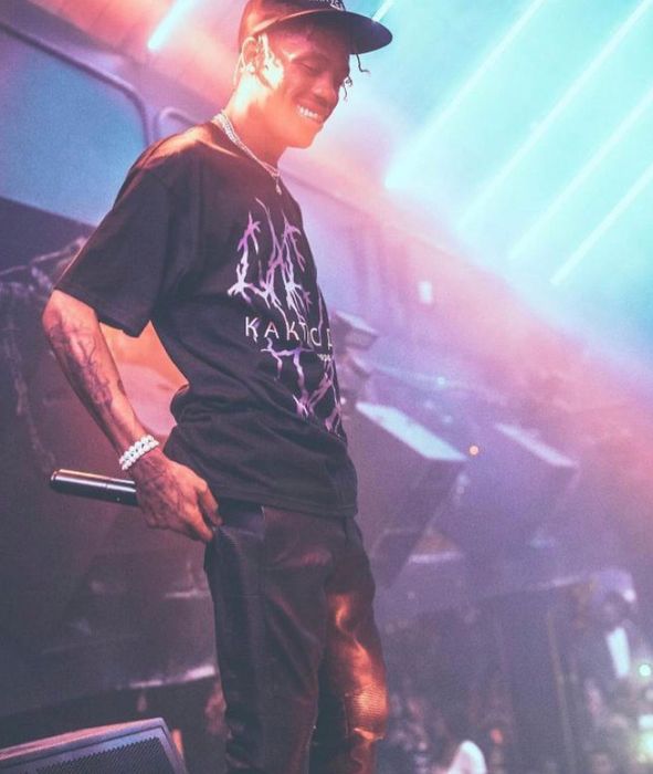 Travis Scott Travis Scott DJ Screwed Up Lightning Tee | Grailed