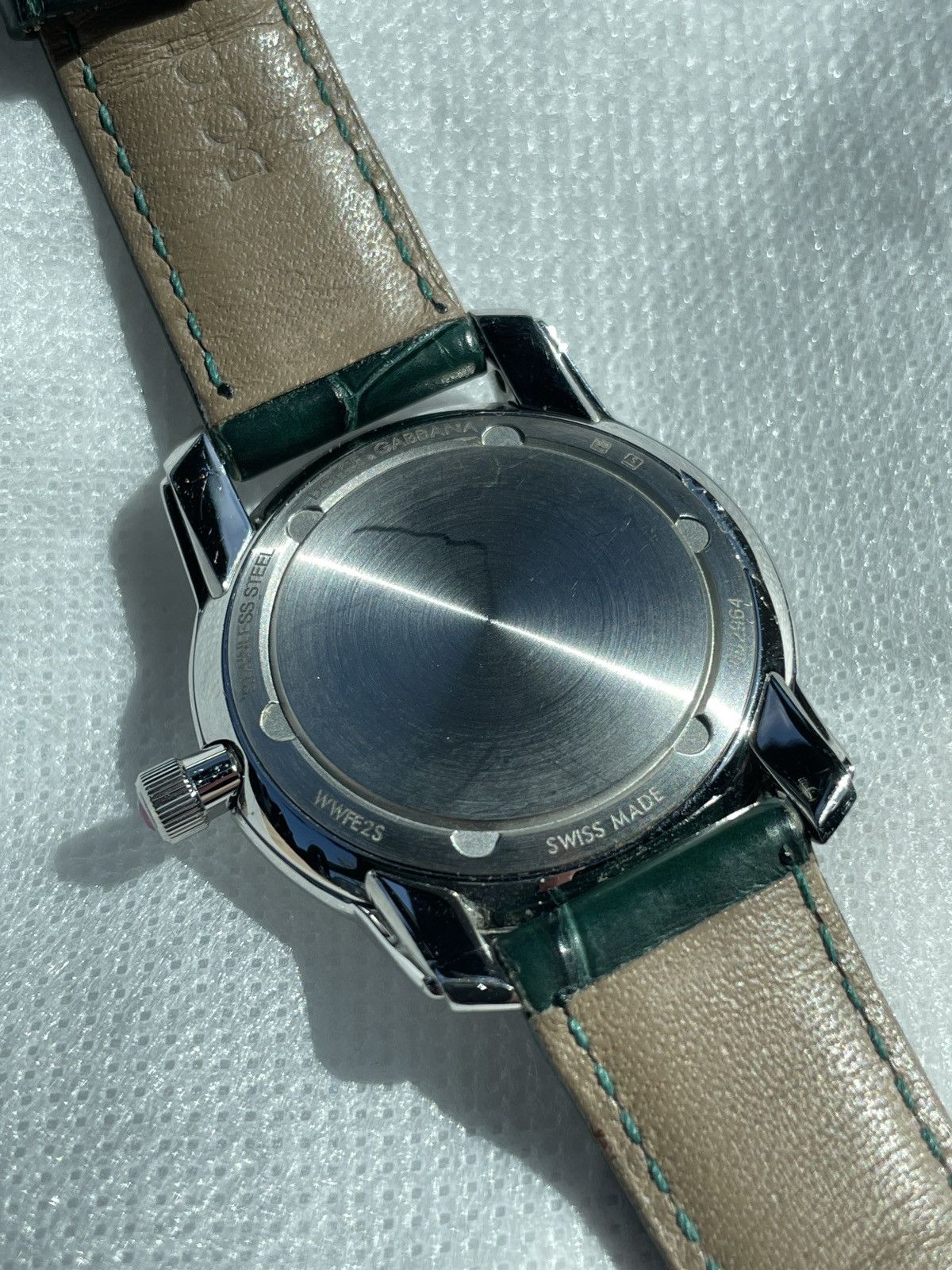 Dolce & Gabbana DG7 34mm watch with VS Diamond Hour Markers and Ruby ...