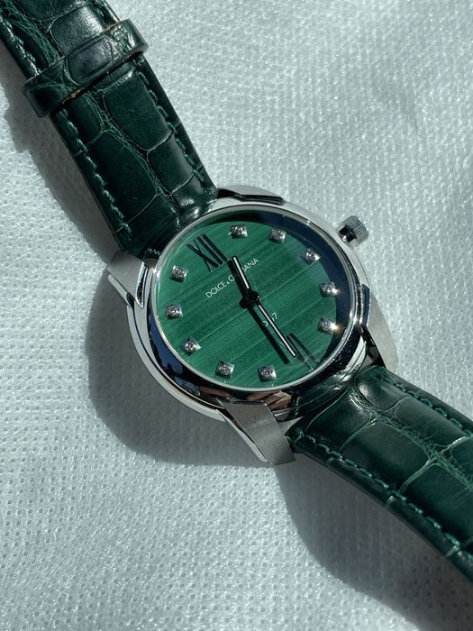 Dolce & Gabbana DG7 34mm watch with VS Diamond Hour Markers and Ruby ...