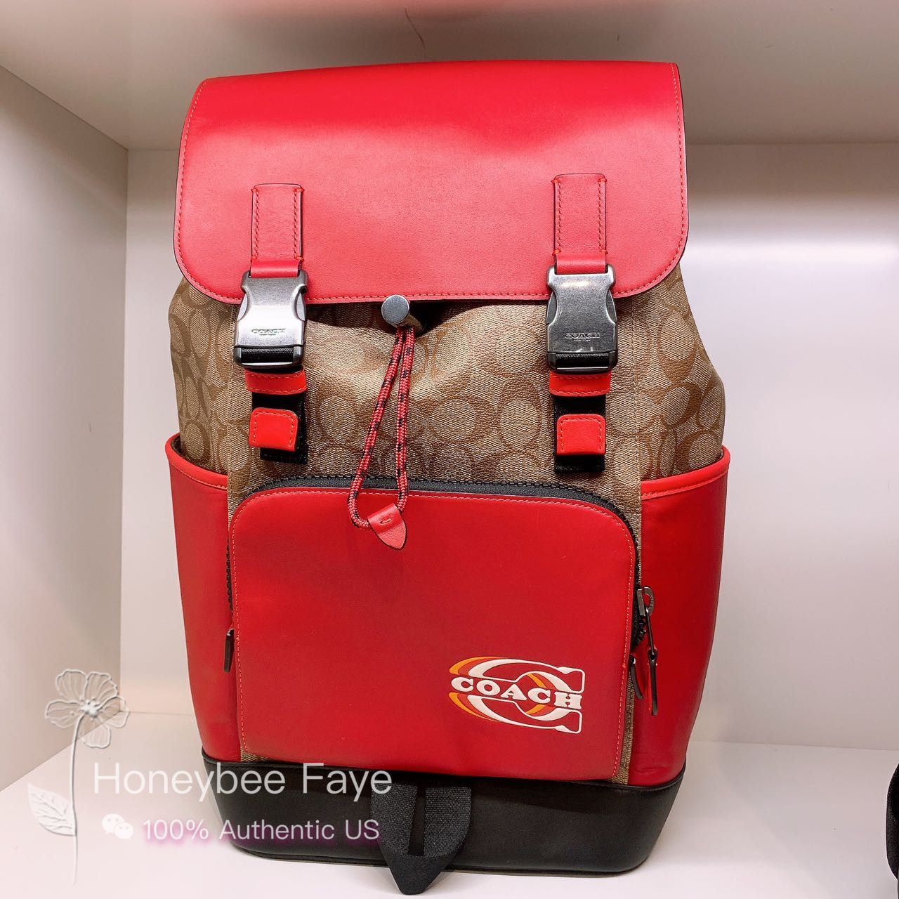 Coach Track Backpack In Colorblock Signature Canvas | Grailed