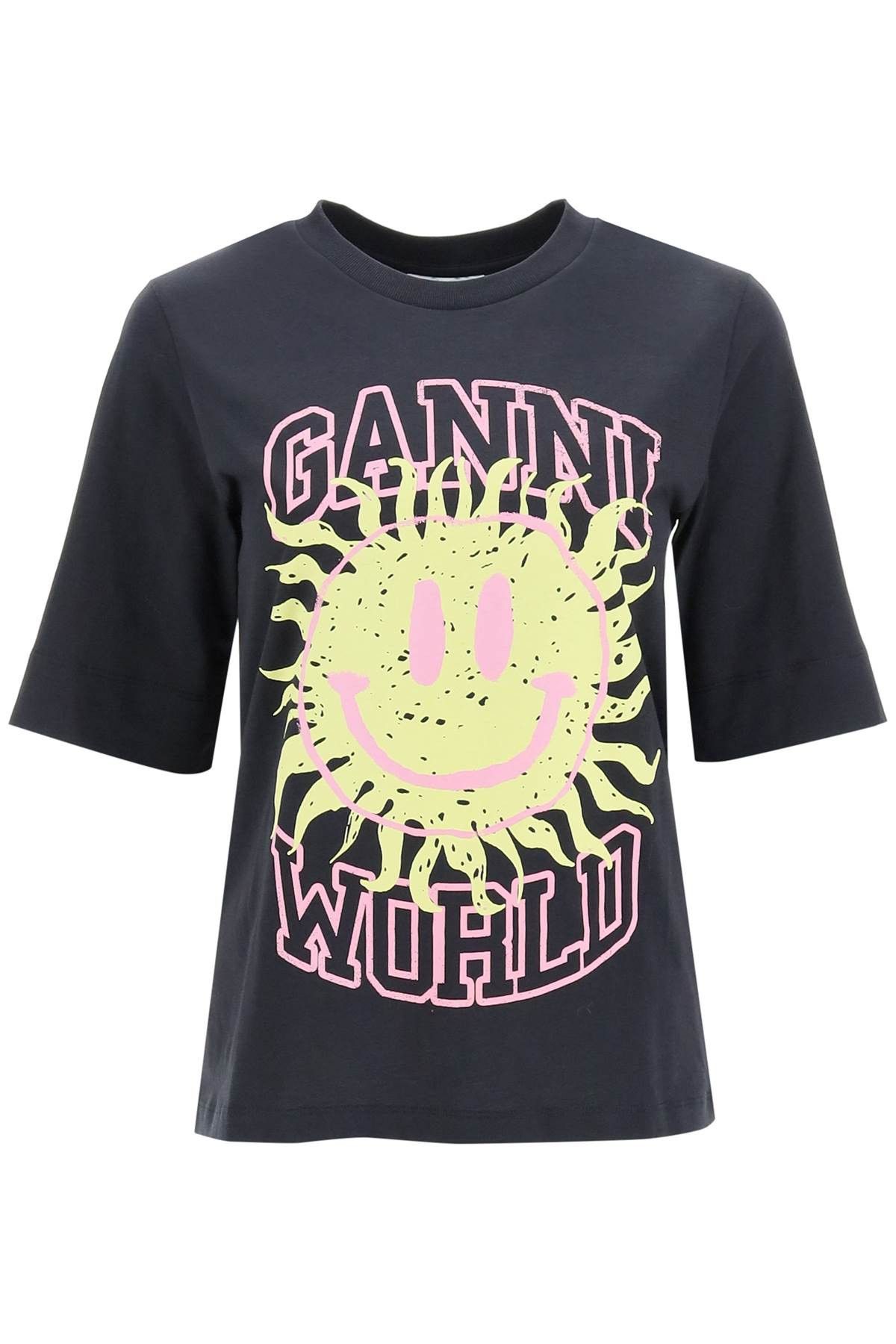 Ganni Ganni 'smiley' t-shirt | Grailed