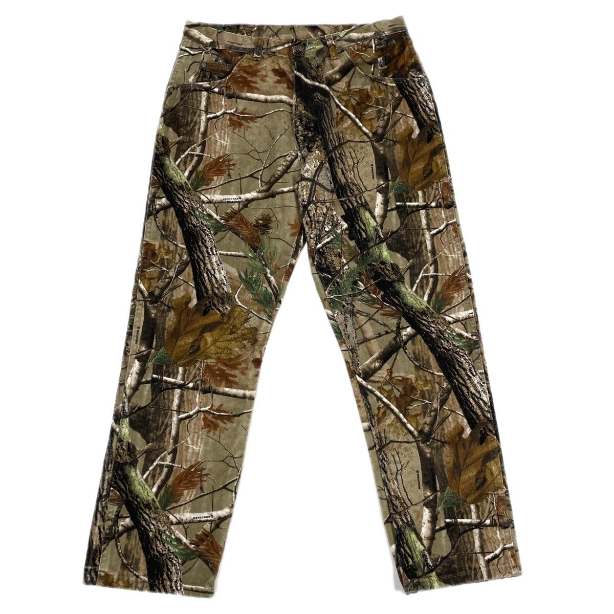 Vintage × Wrangler Wrangler RealTree camo denim pants | Grailed