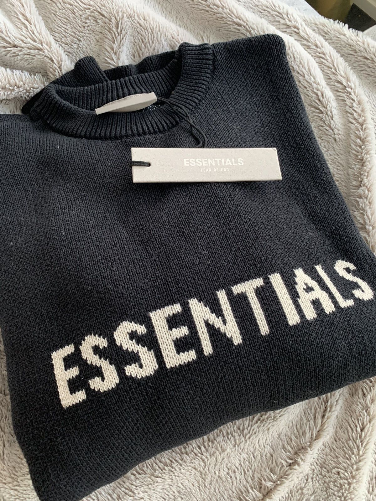 Essentials × Fear of God Fear of God Essentials Knit Sweater | Grailed
