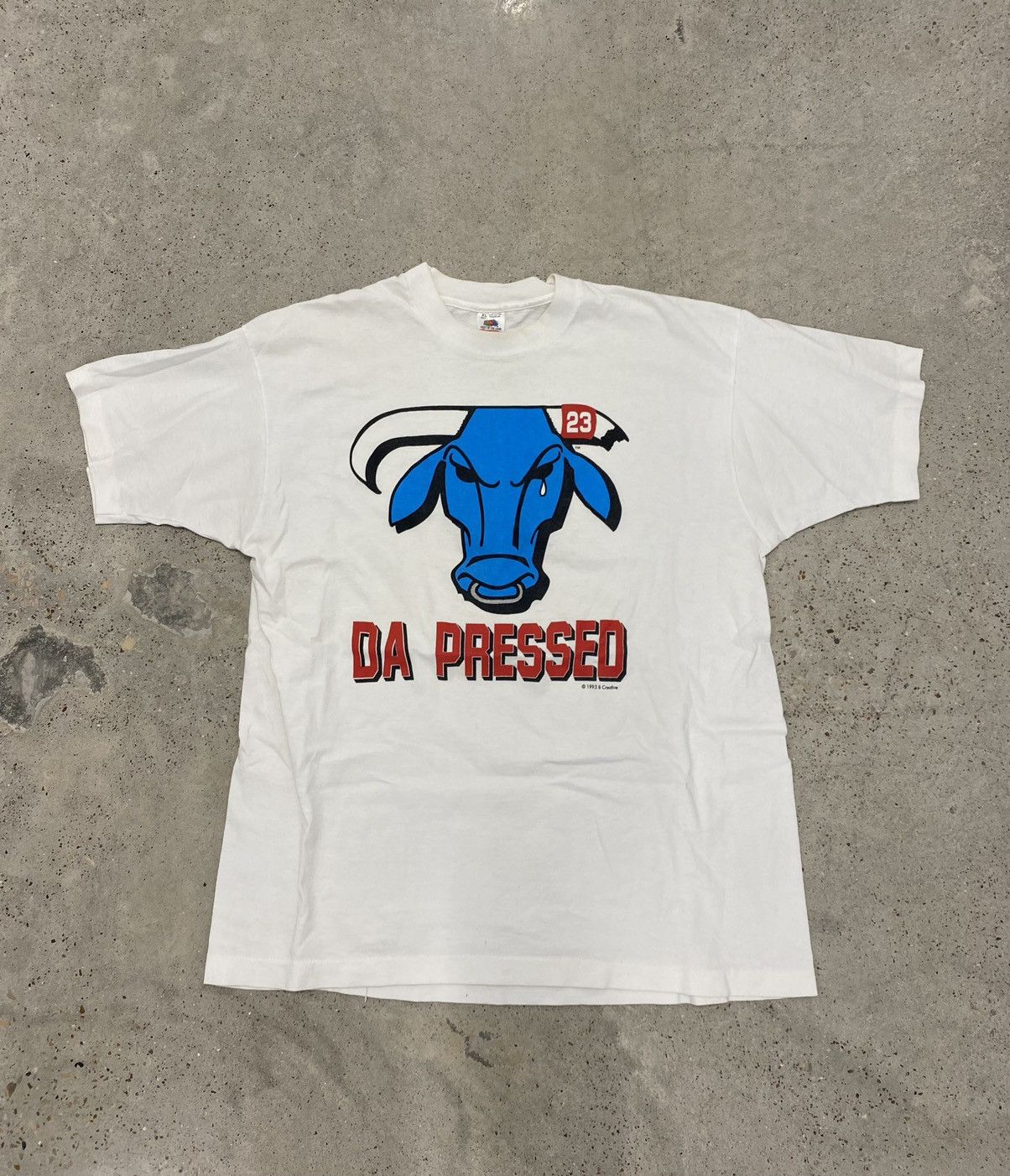 Fruit Of The Loom 1993 Chicao Bulls Da Pressed Tee | Grailed
