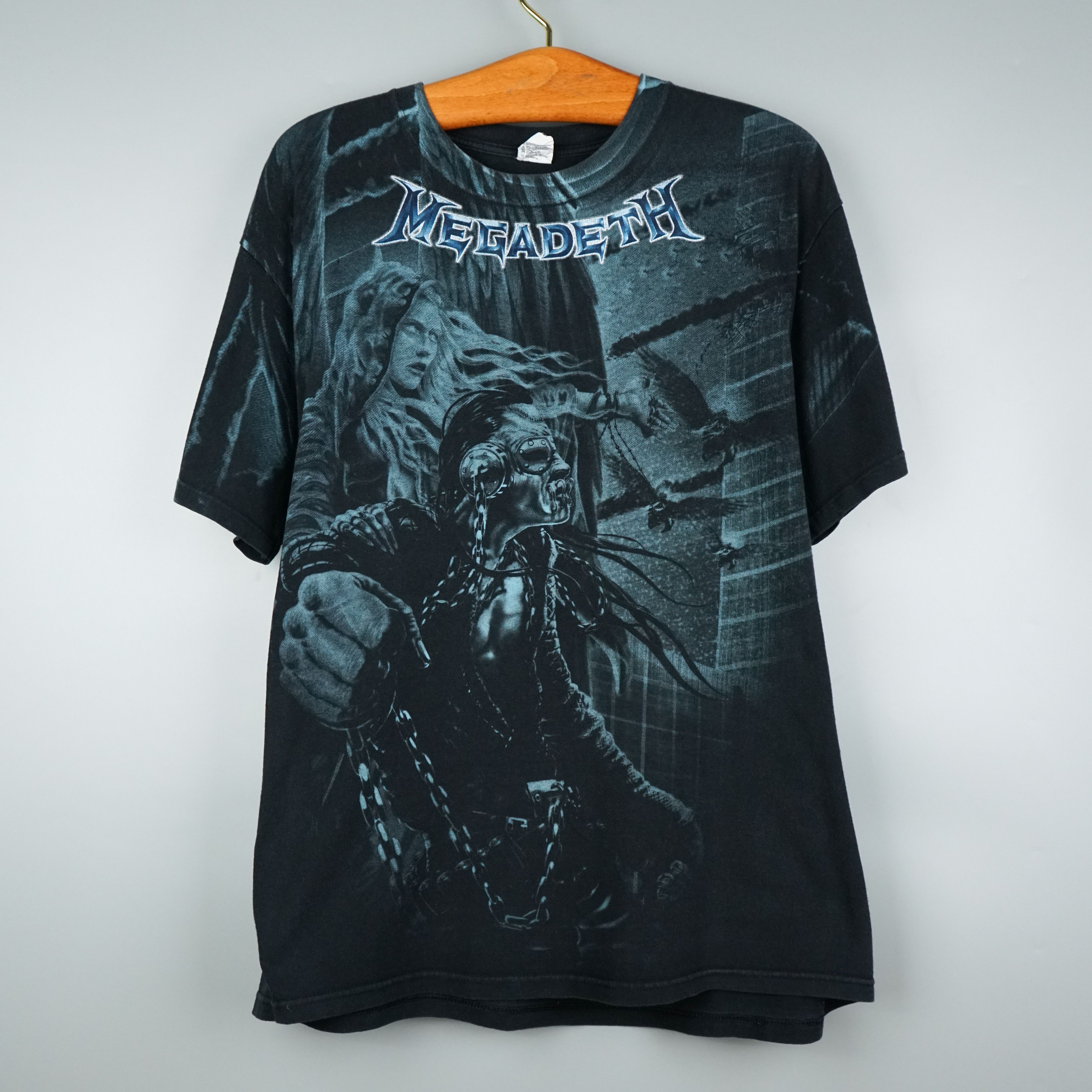 Band Tees × Rock T Shirt × Vintage Megadeth t shirt All Over Print ...