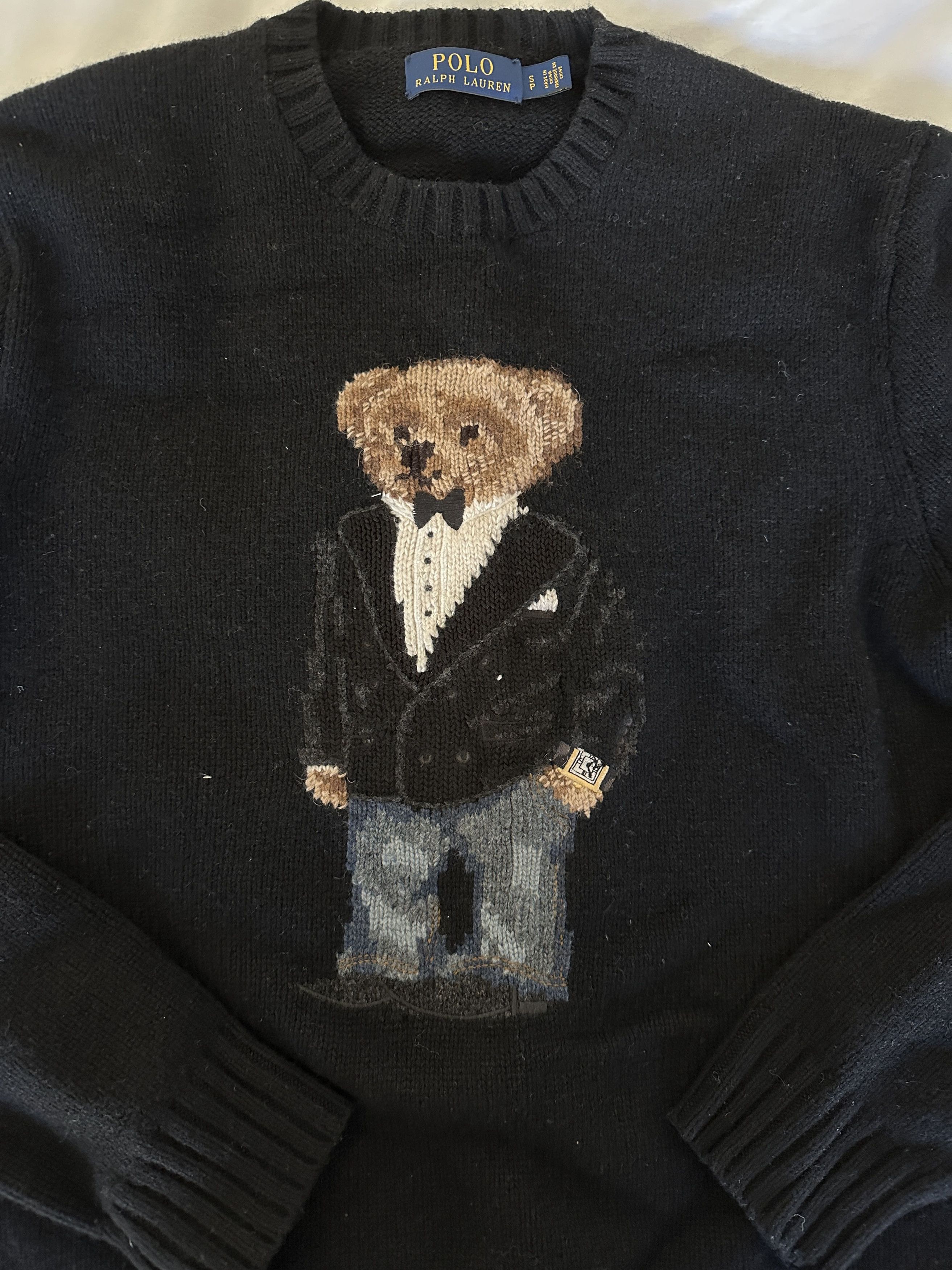 Polo Ralph Lauren Polo Teddy Bear Sweater | Grailed