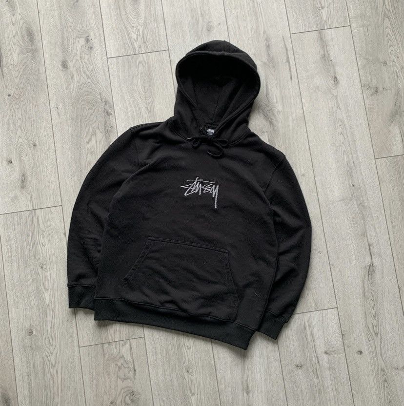 Stussy × Vintage Vintage Stussy Big Logo Hoodie Y2K | Grailed