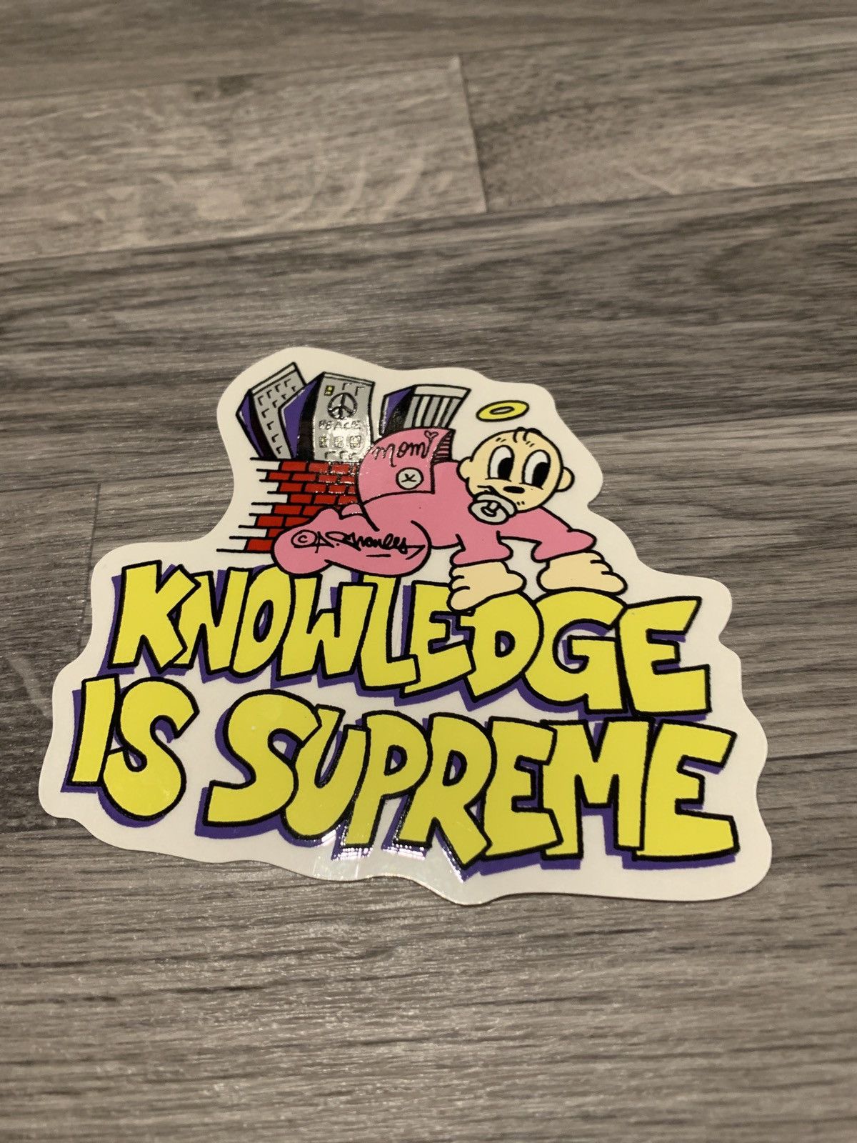 Supreme Knowledge is Supreme Sticker | Grailed
