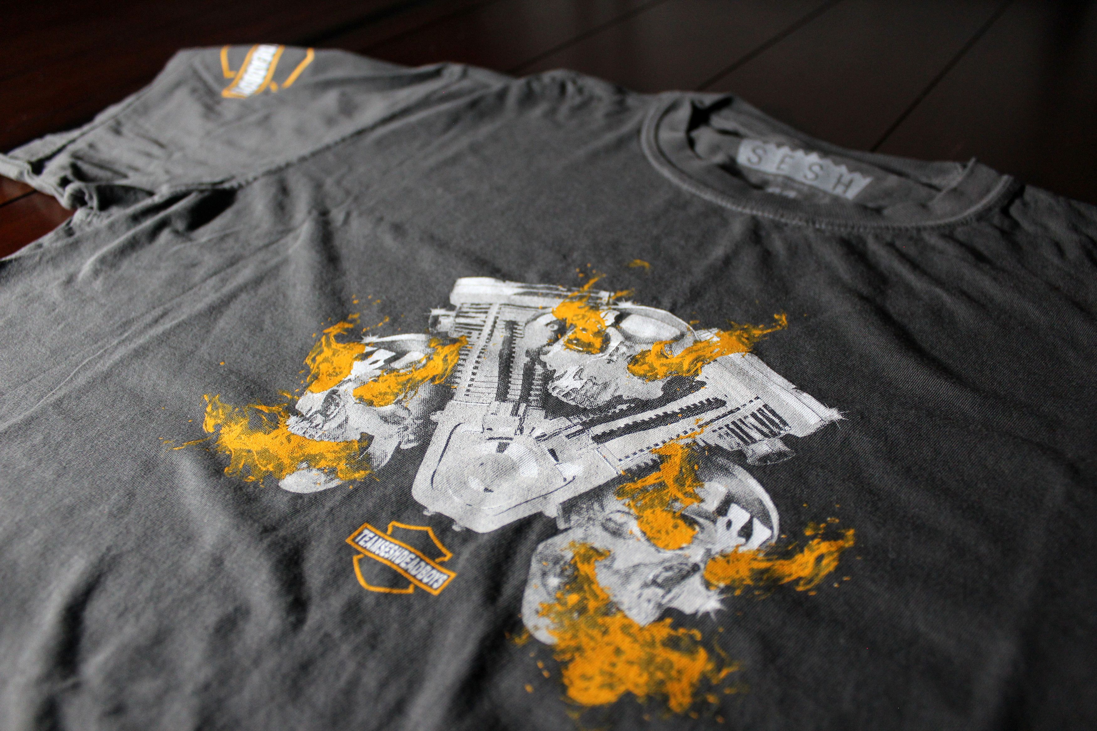 Team Sesh TeamSESH Deadboy Motors / Harley Davidson T-Shirt (Medium ...