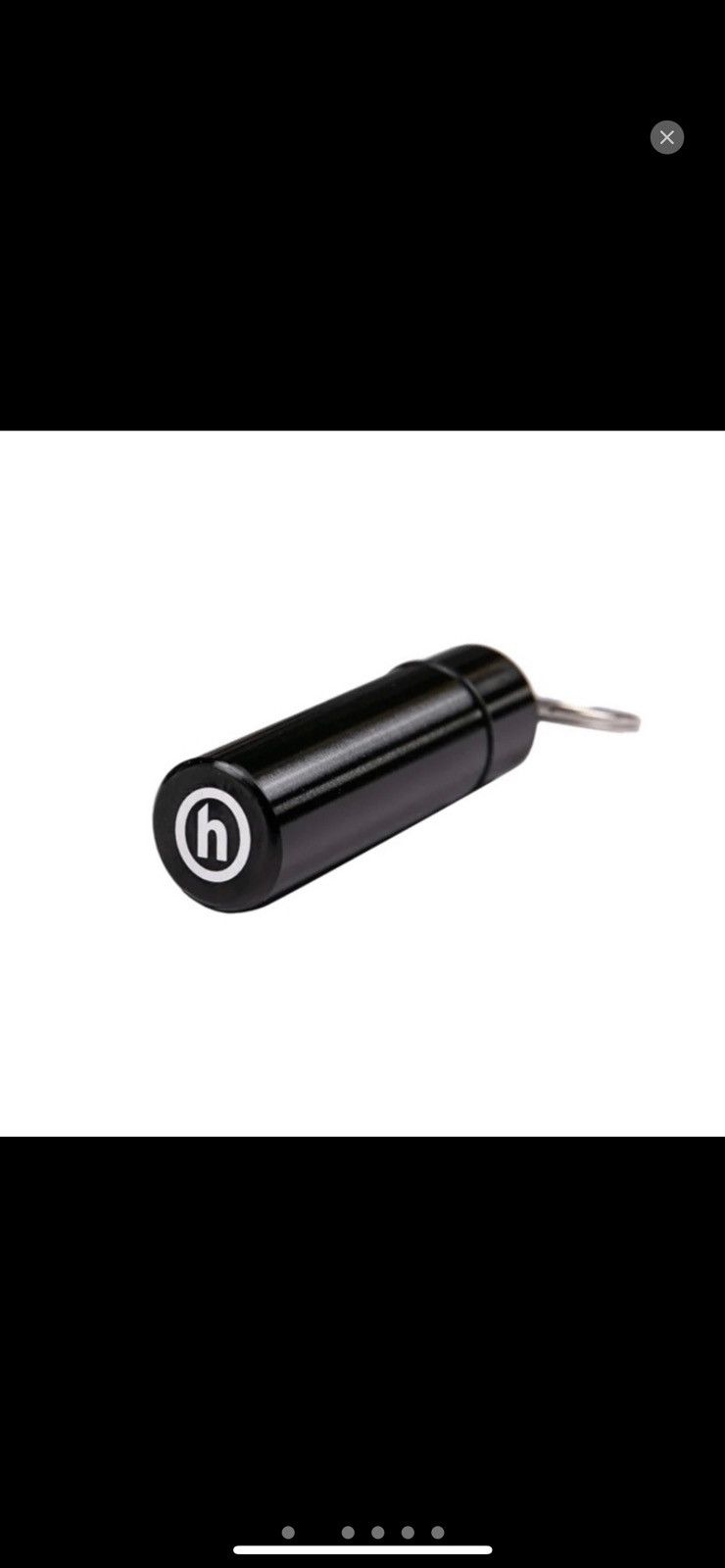 HIDDEN HIDDEN PILL CONTAINER HIDDENPPF HIDDENNY KEYCHAIN BLACK | Grailed