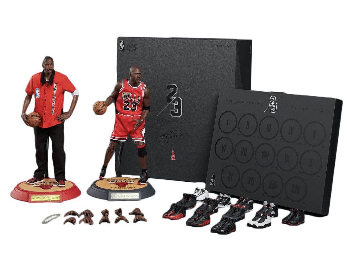 Jordan Brand × Nike Enterbay Michael Jordan Chicago Bulls 1/6 Action ...