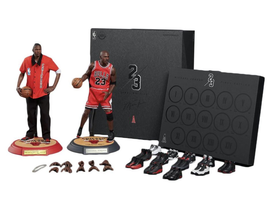 Nike Enterbay Michael Jordan Chicago Bulls 1/6 Action Figure Set | Grailed